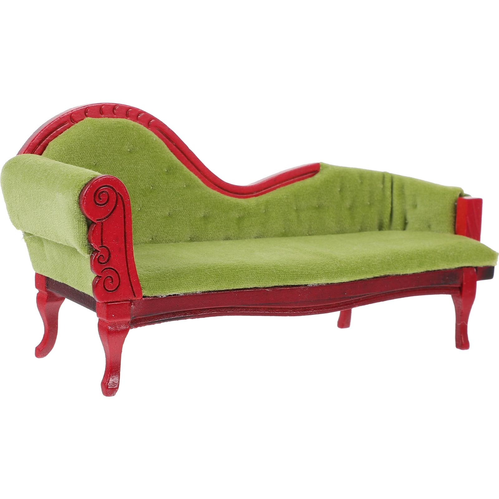 OFFIGAM Mini Couch Decorative Light Green Density Board 1 Piece Compact ...