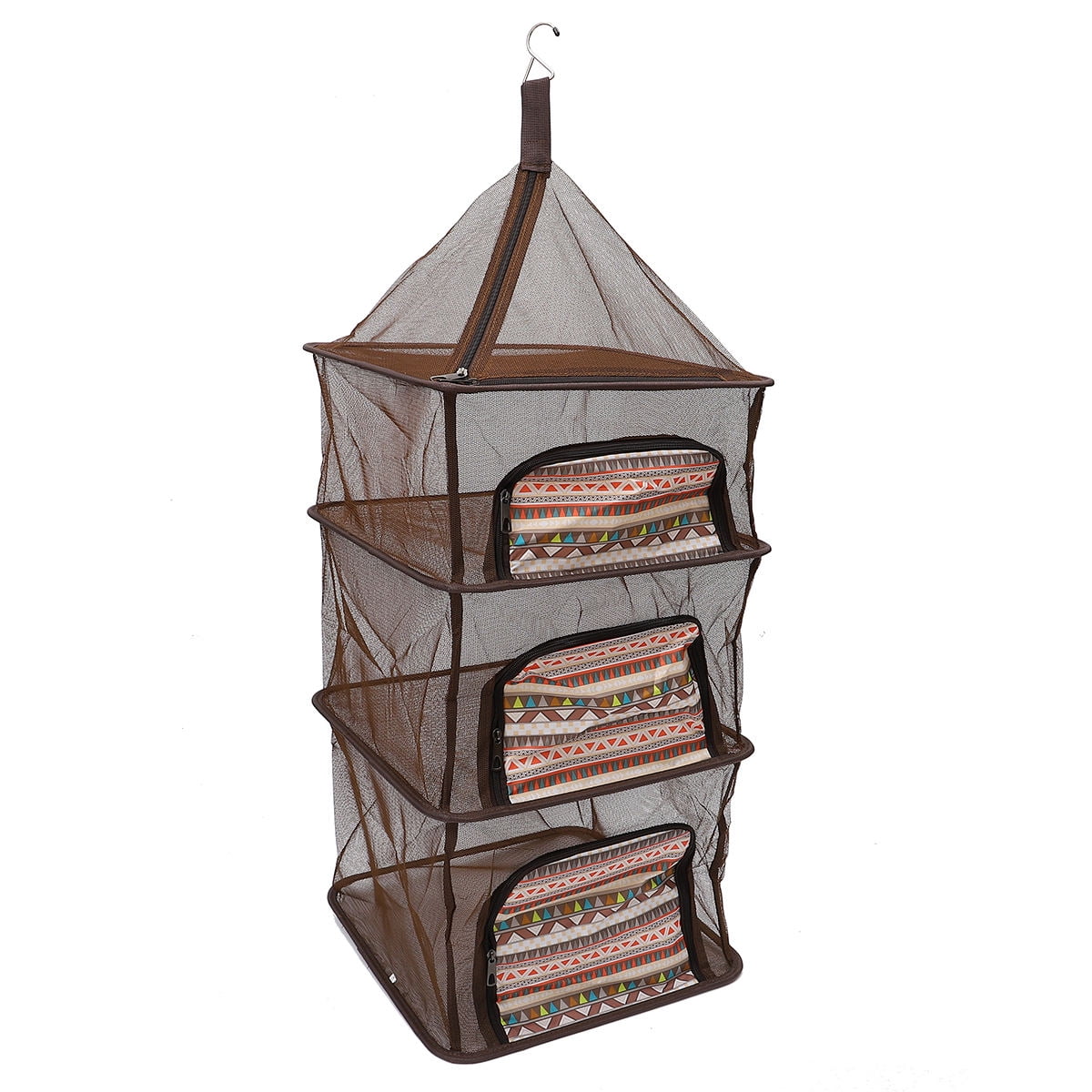 OFFIGAM Nylon Hanging Fishing Net for Storage Use Assorted Color Sturdy ...