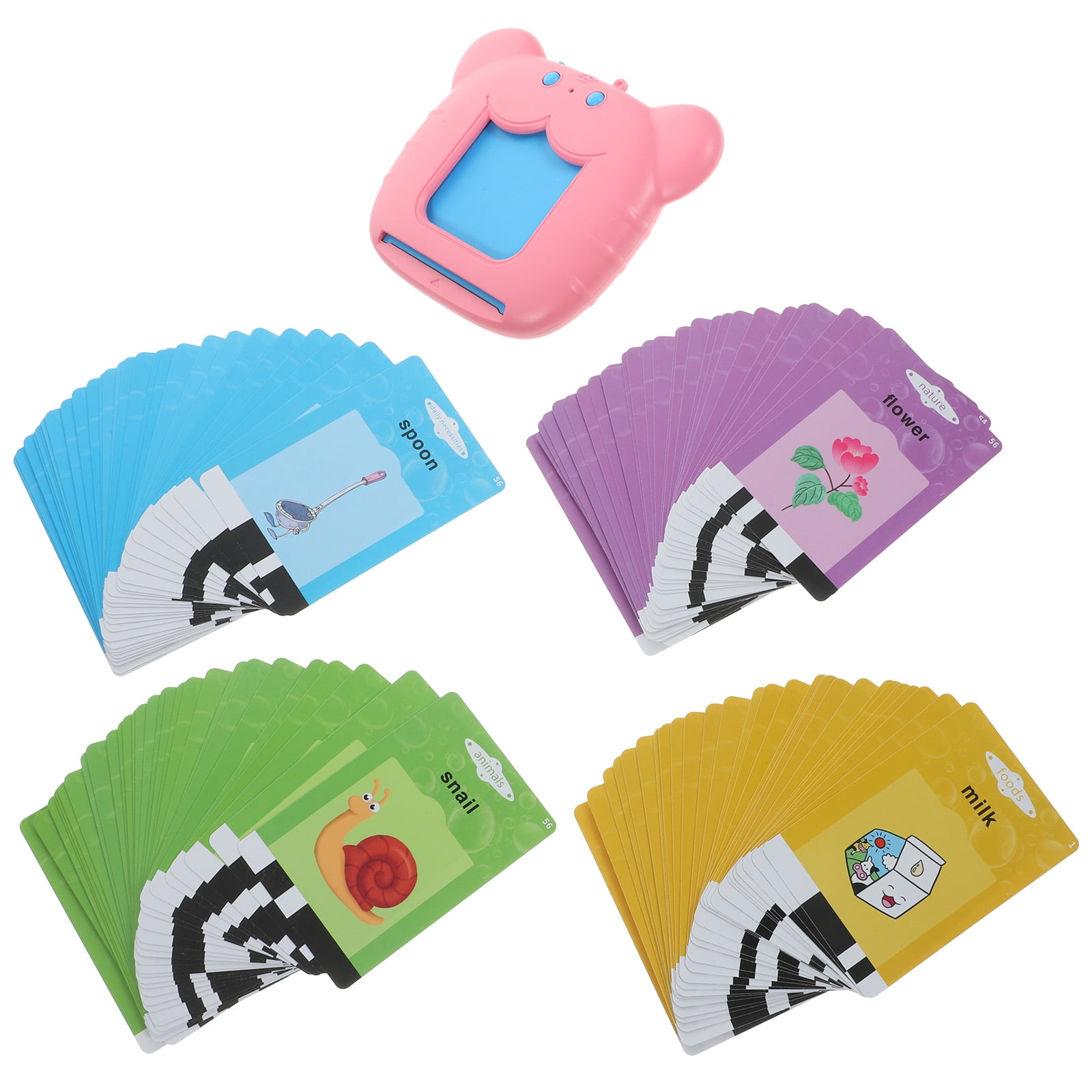 OFFIGAM Pink Learning Machine Toy Animal Sounds Playback for Children ...