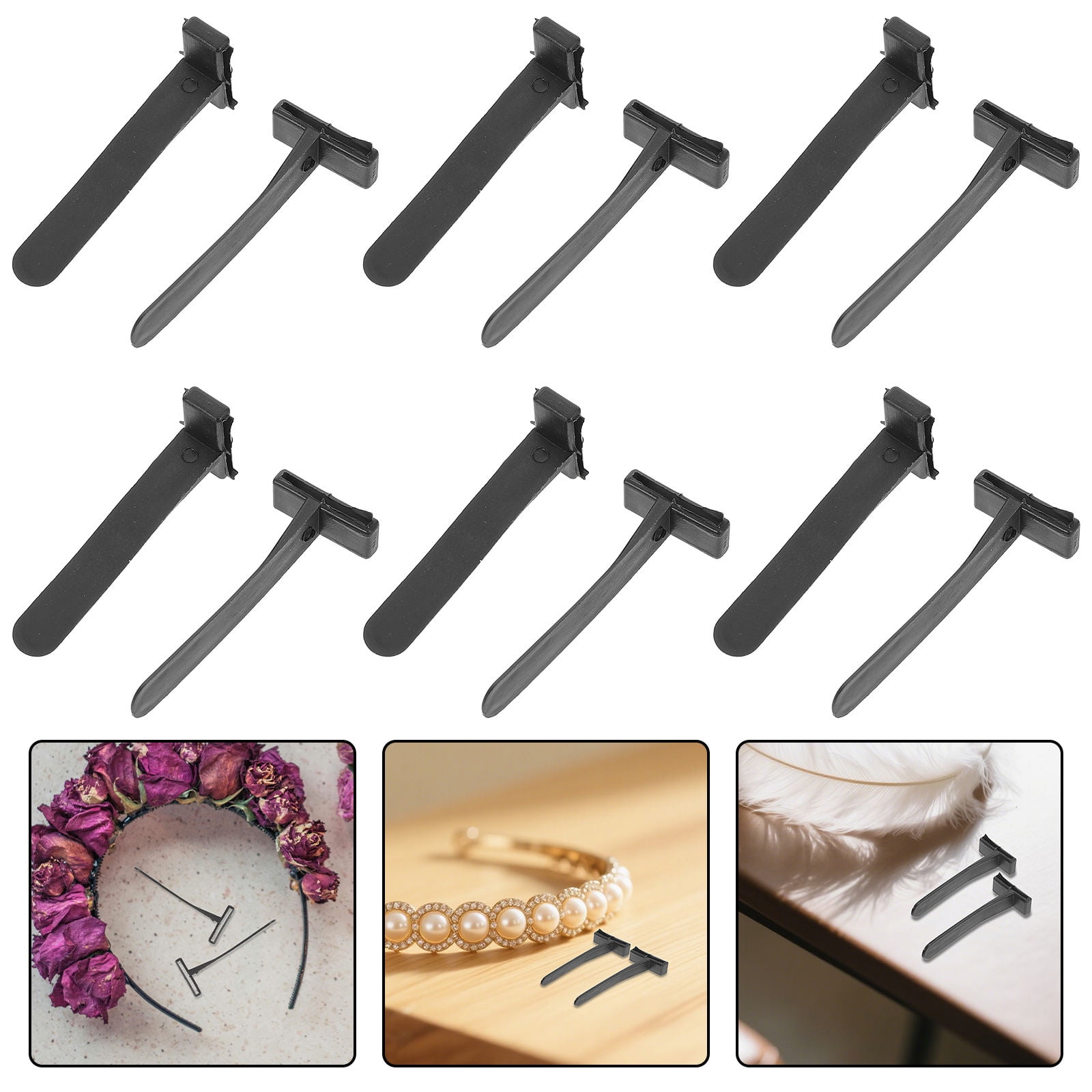 OFFIGAM Plastic Hair Buckles Diy Design Headband Making Tool Craft ...