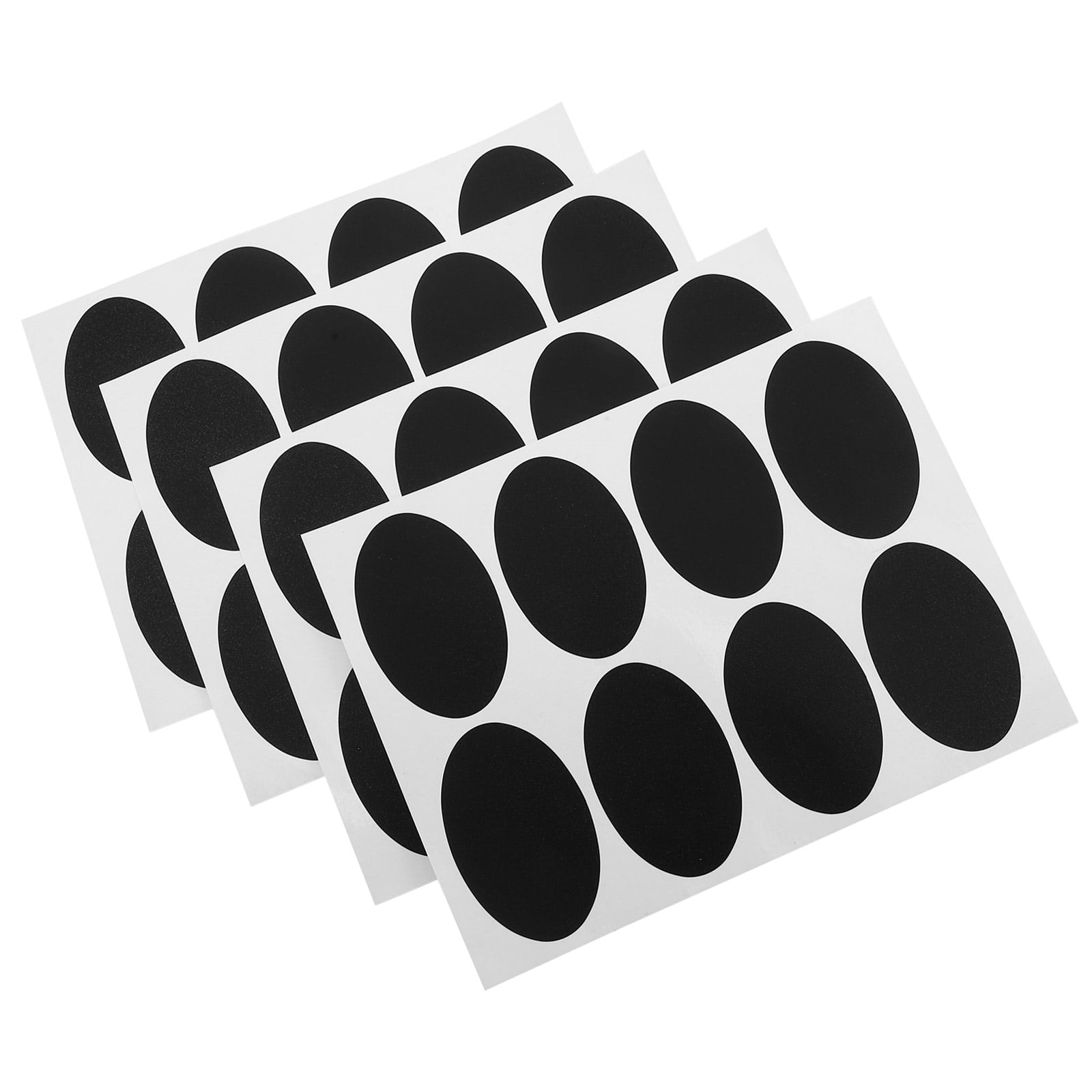 OFFIGAM Writable Black Blank Labels with Self Adhesive Paper for ...