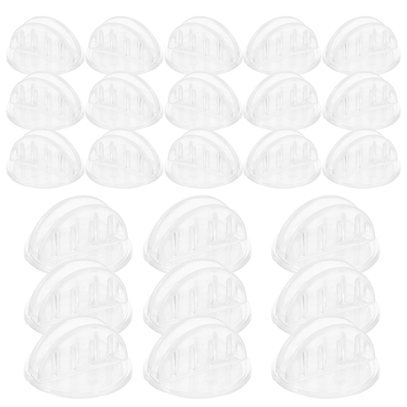 OFFIGAM Retail Sign Display 100Pcs Mini Size Seven Teeth Clip Clear ...