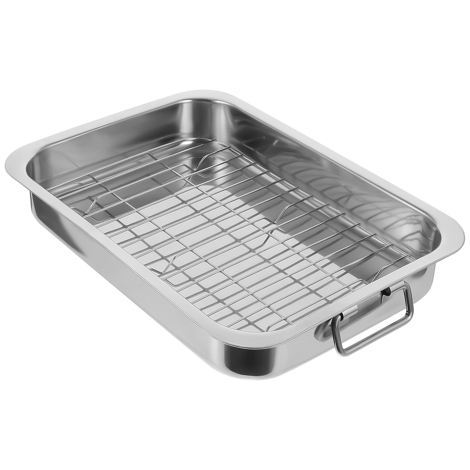OFFIGAM Stainless Steel 1 Set Baking Tray With Rack Nonstick Cooling ...