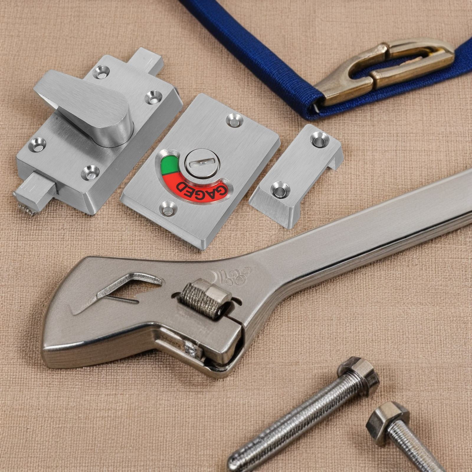 OFFIGAM Stainless Steel Privacy Indicator Door Lock for Bathroom Stalls ...