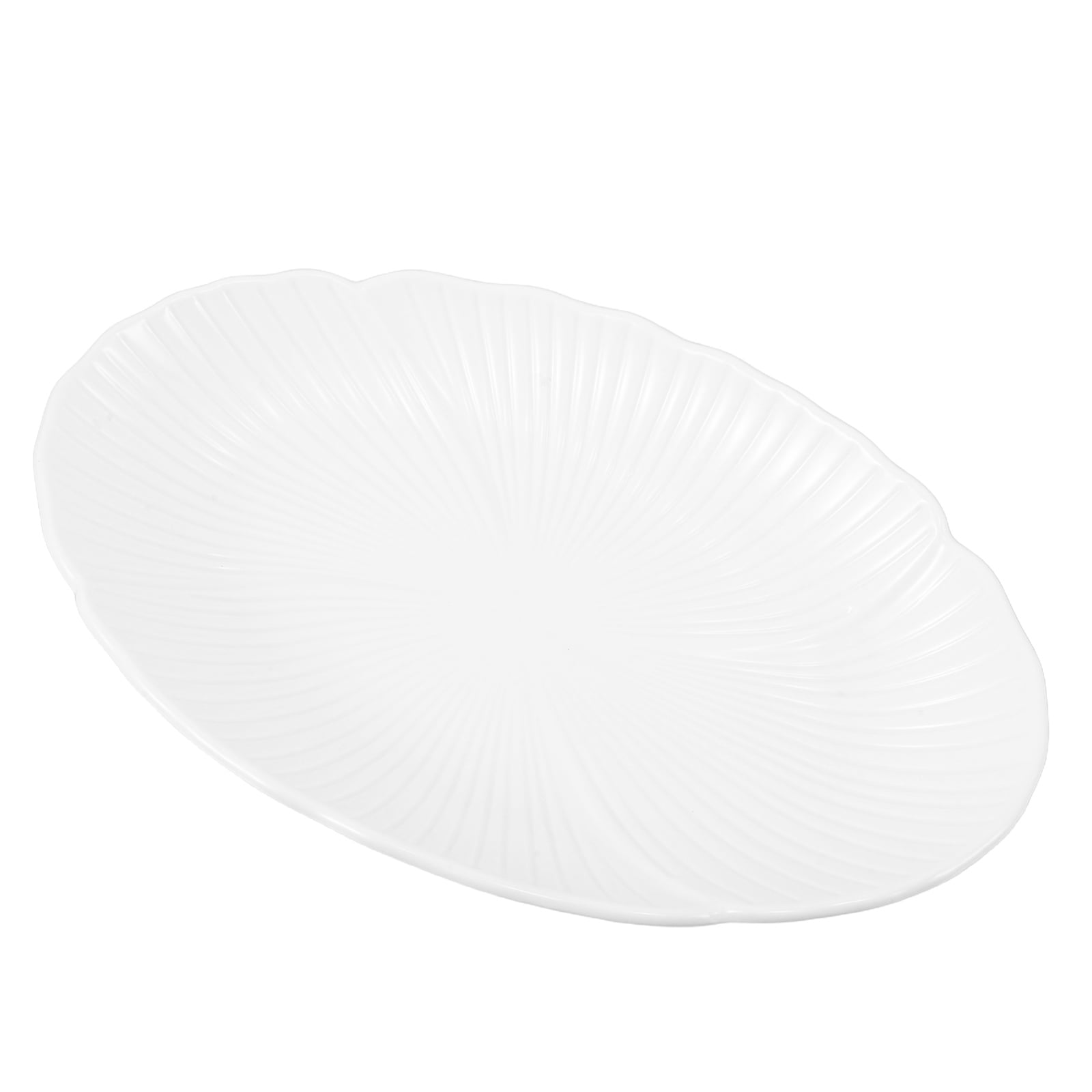 OFFIGAM White Ceramic Small Sauce Dish Condiment Plate for Kitchen ...