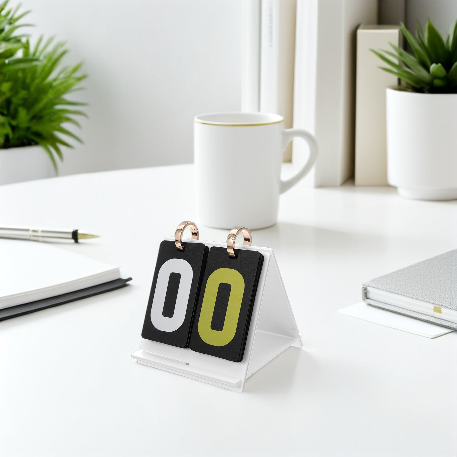 OFFIGAM Tabletop Flip Scoreboard Multi Plastic Manual Scoring Tool for ...