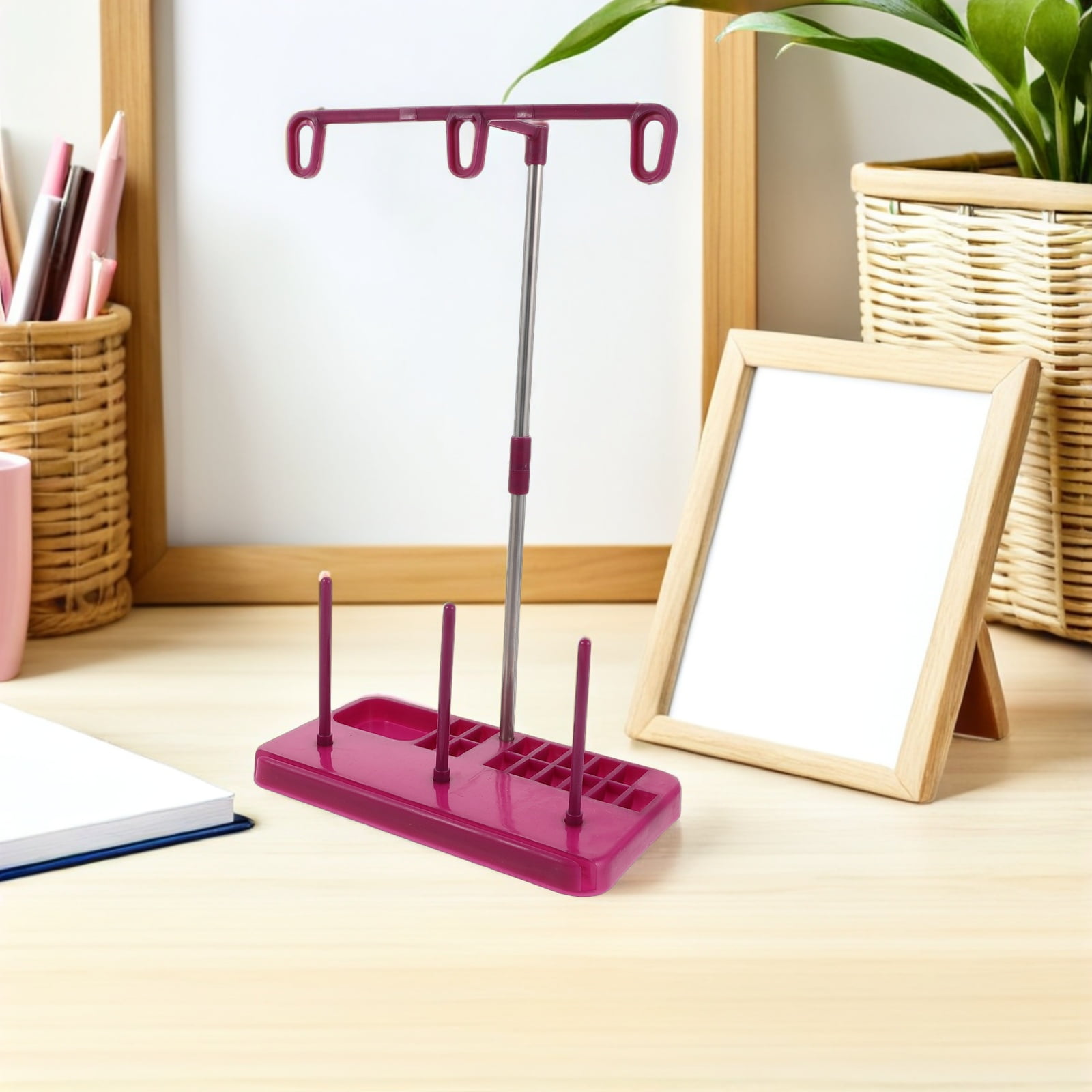 OFFIGAM Plastic Thread Spool Holder Stand for Sewing Machines ...
