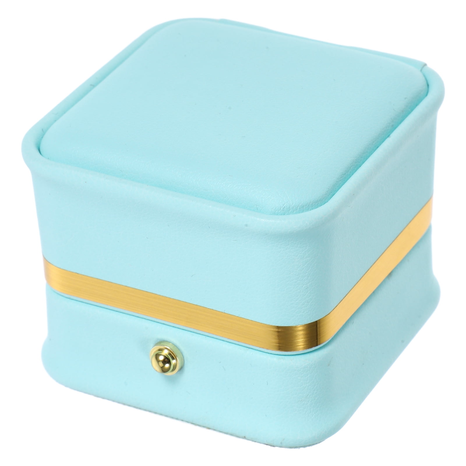 OFFIGAM Jewelry Boxes Sky-blue PU 1Pack - Walmart.com