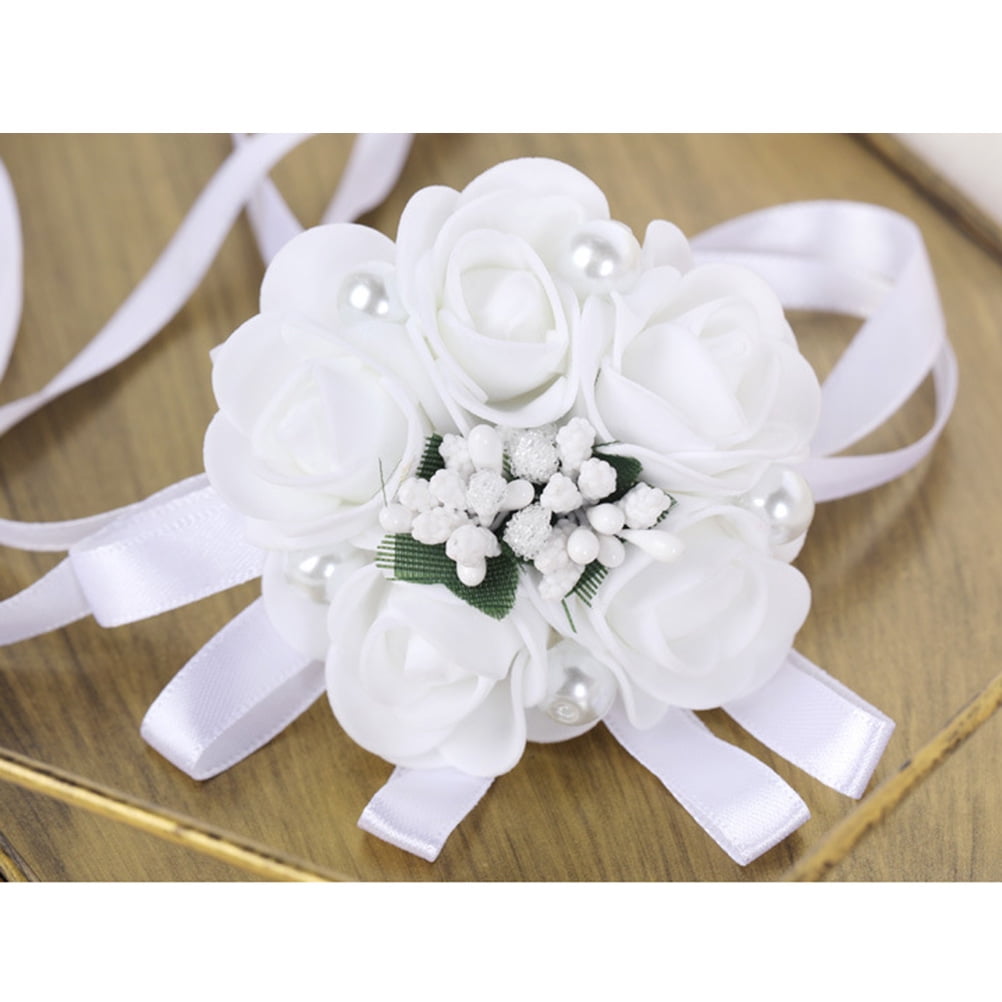 OFFIGAM Wrist Flowers for Wedding 3Pcs Elegant Wrist Corsage Durable ...