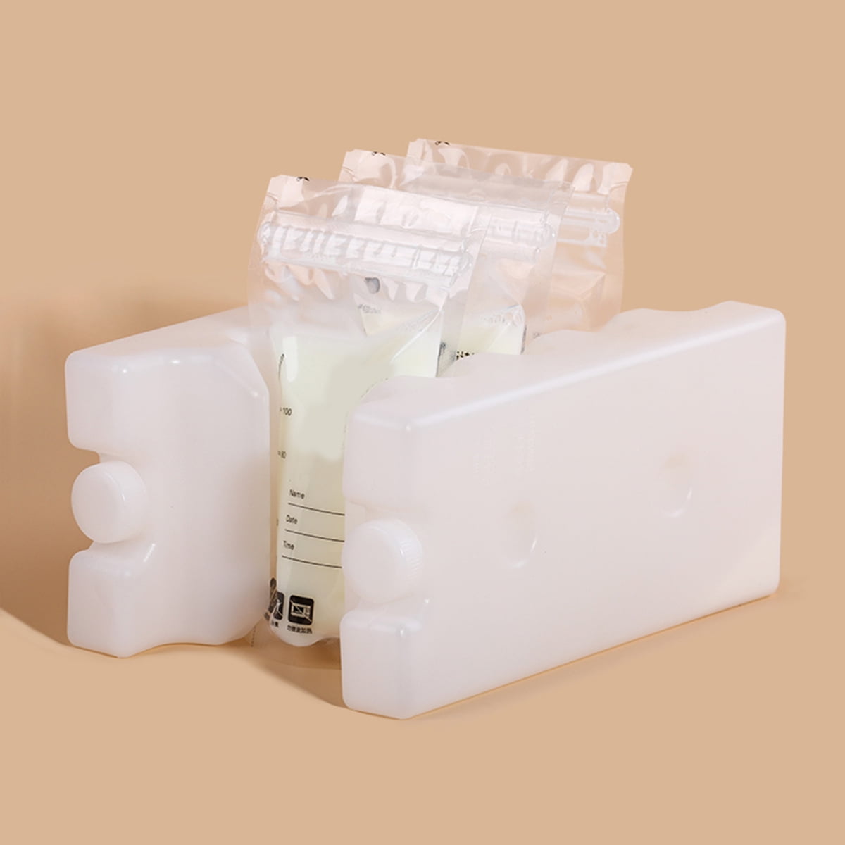 OFFIGAM Bottle Ice Pack Portable Breastmilk Cooler White 1Pcs - Walmart.com