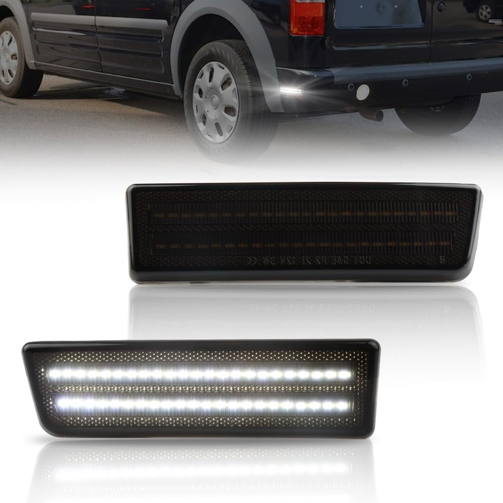 OFFKAT Rear Fender LED YPF5 Side Marker Lights for 2010-2013 Fo-rd ...