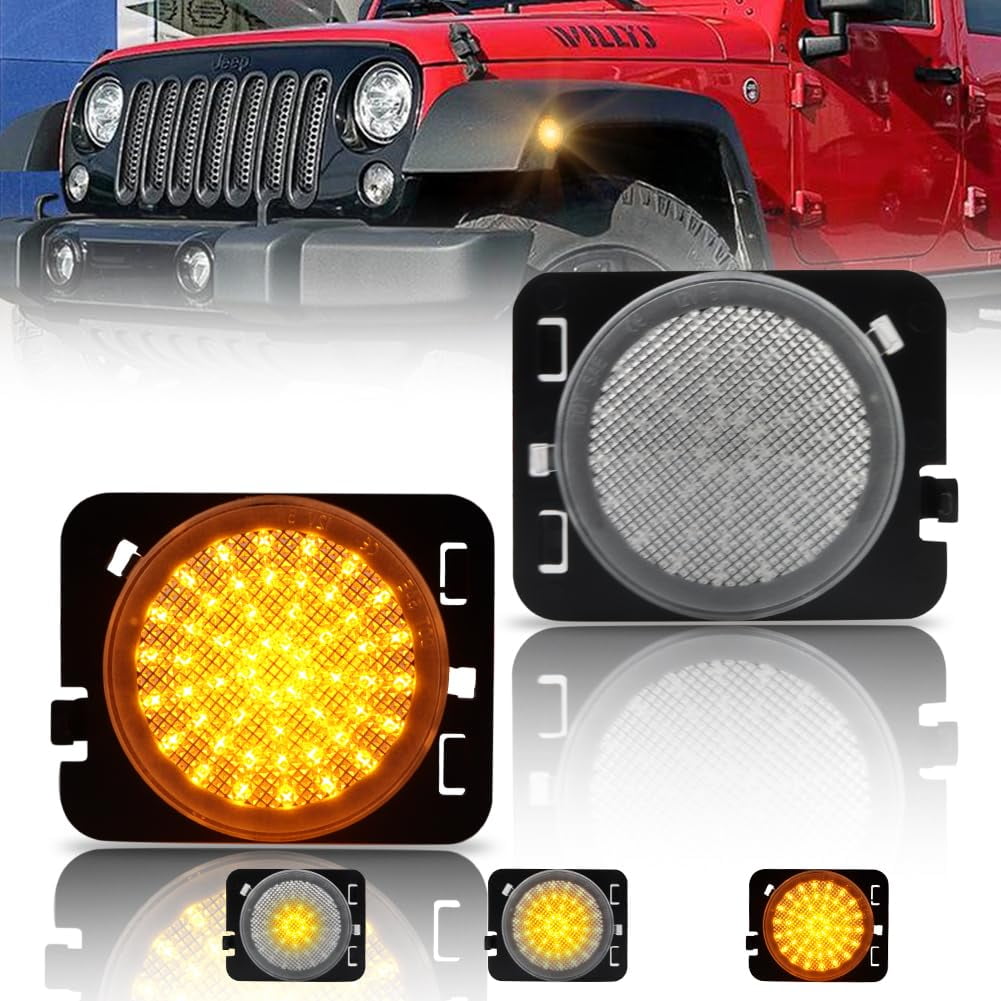 OFFKAT Sequential Front Fender STF9 LED Side Marker Lights for 2007 ...