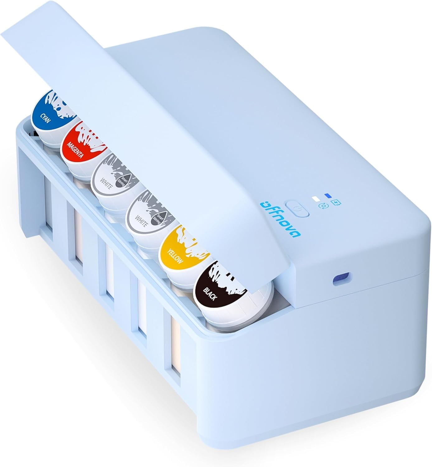 OFFNOVA CISS DTF White Ink Circulation System, Upgraded Extension CISS Ink Tube and Waste Ink ...