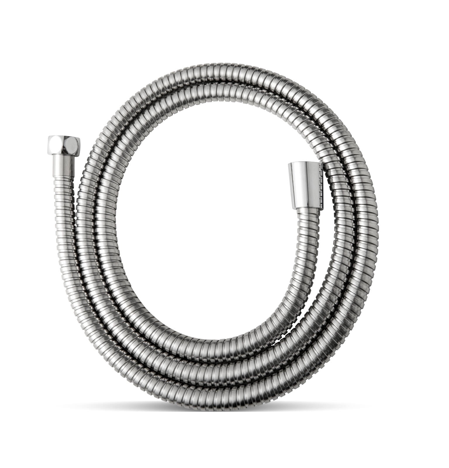 OFFO Shower Hose 158" in Stainless Steel, Flex Hose with Brass Insert ...