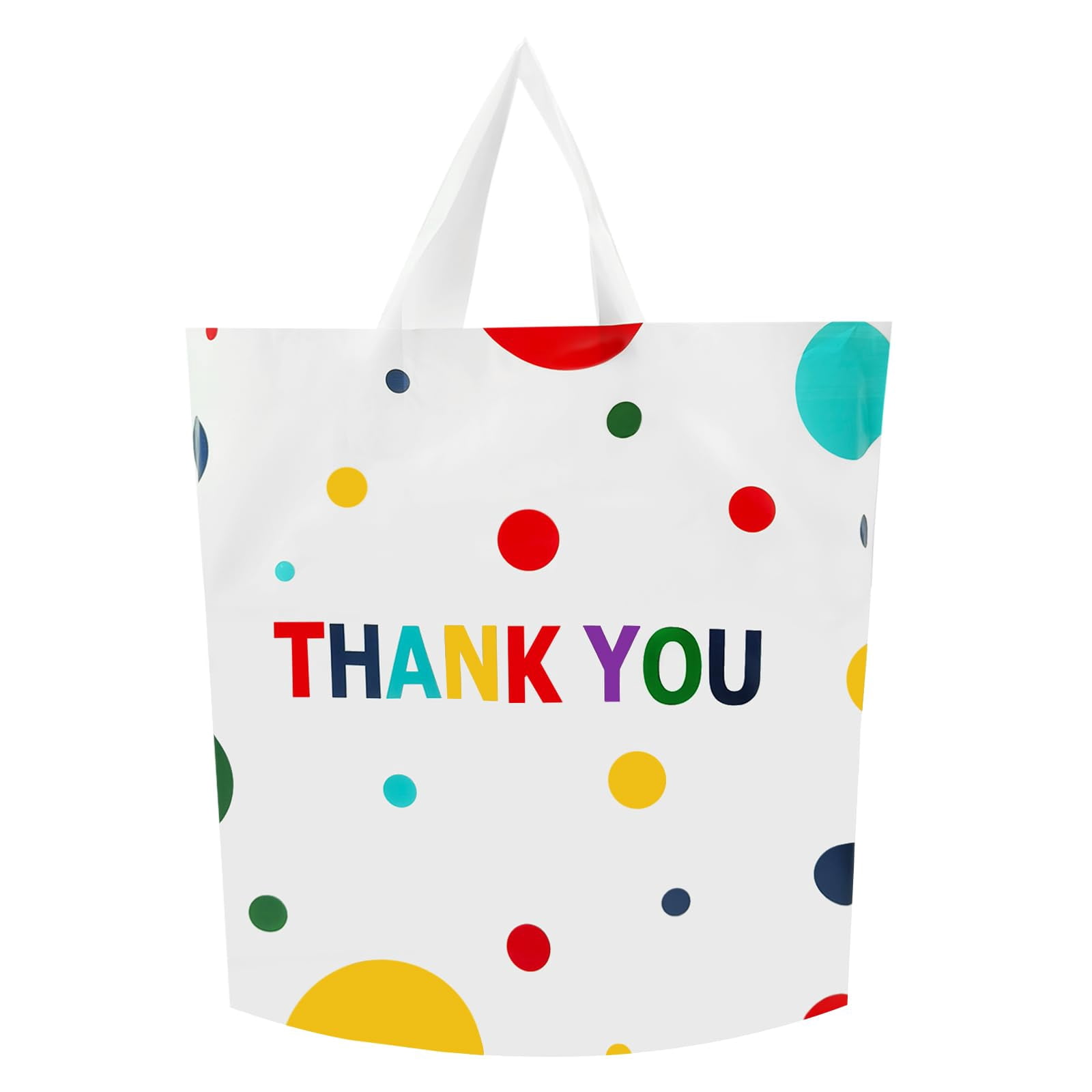 OFIHANLY 50Pcs Thank You Plastic Shopping Bags for Small Business ...