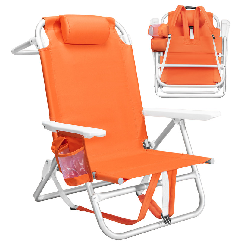 OFIKA Backpack Beach Chairs for Adults - Folding Heavy Duty Camping ...