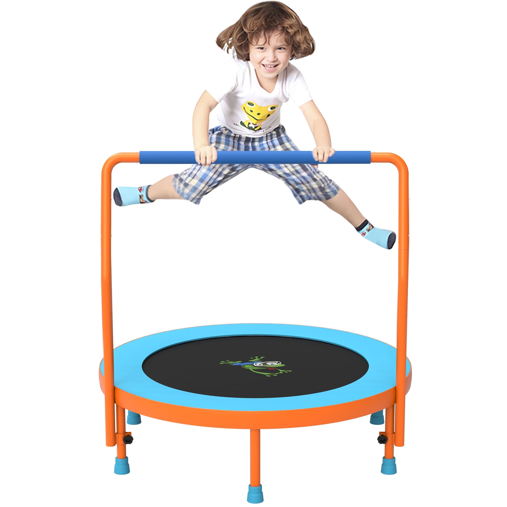 Jump Into Fun 36'' Mini Trampoline for Kids, 3FT Toddler Trampoline ...