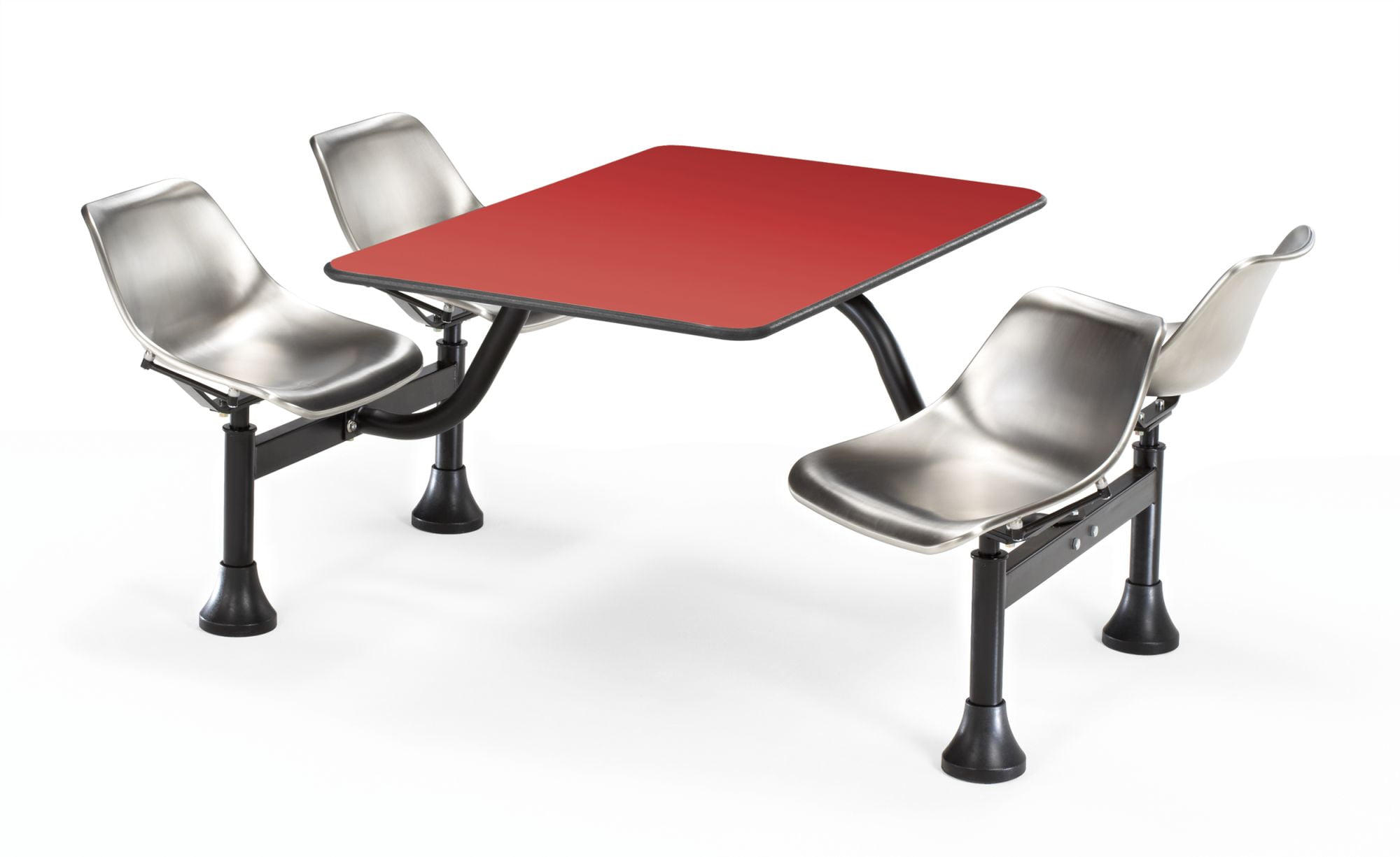 OFM 1002 Cluster Lunchroom Table in Red - Walmart.com