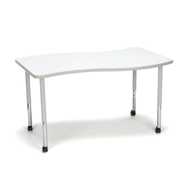 OFM Adapt Series Small Wave Student Table - 20-28″ Height Adjustable ...