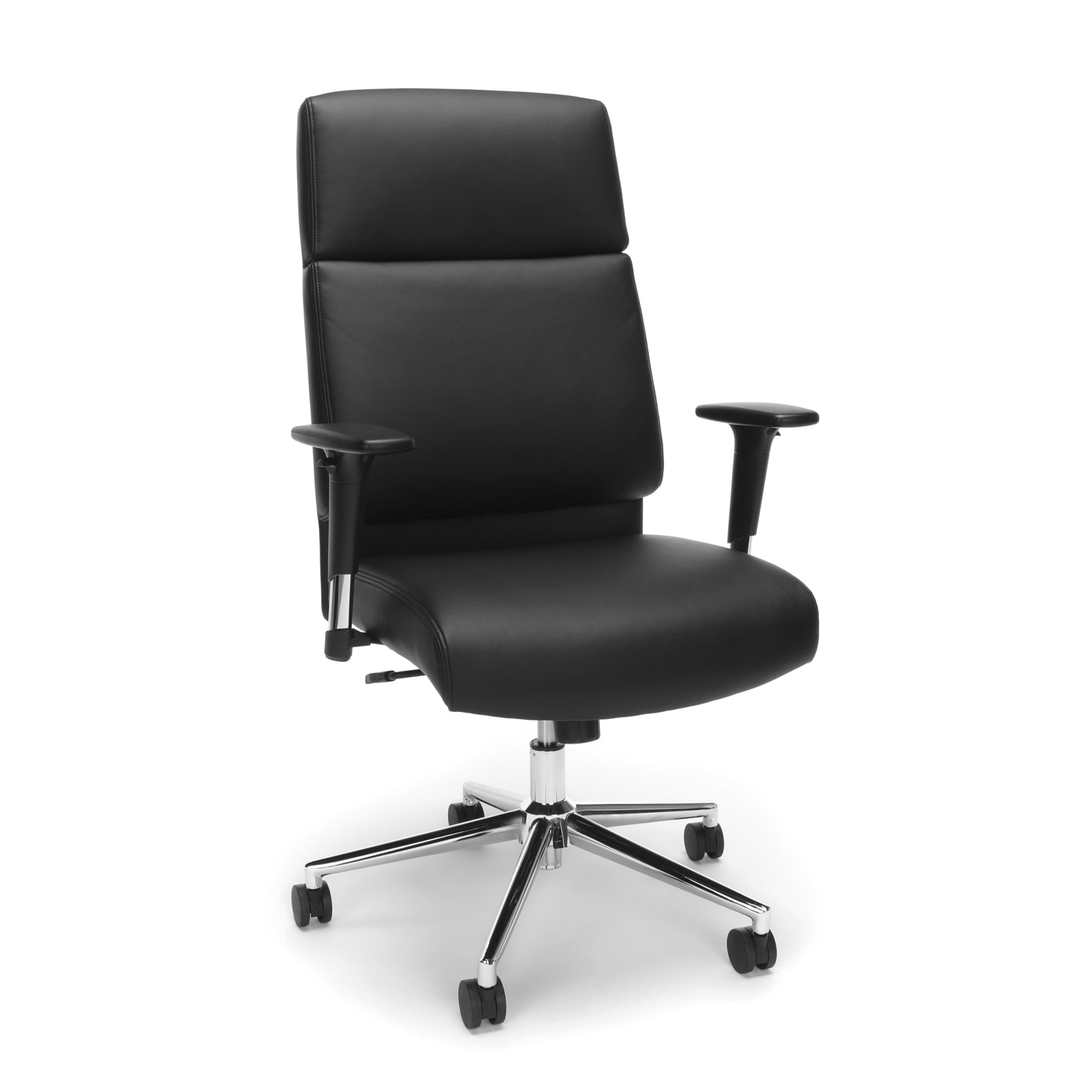 OFM Bonded Leather Manager Chair, High Back Office Chair for Computer ...