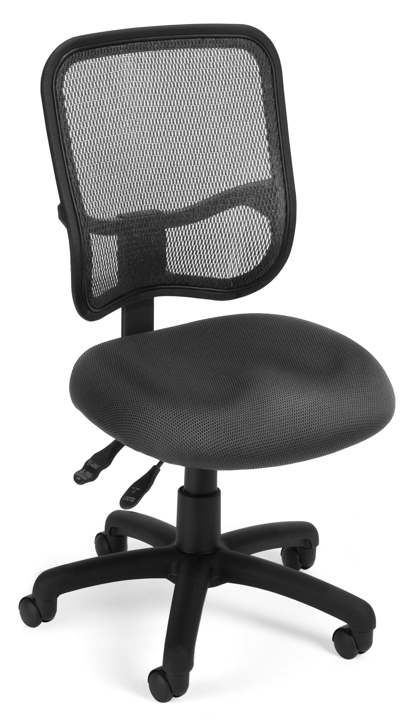 OFM Model 130 Mesh Swivel Armless Task Chair, Mid Back - Walmart.com