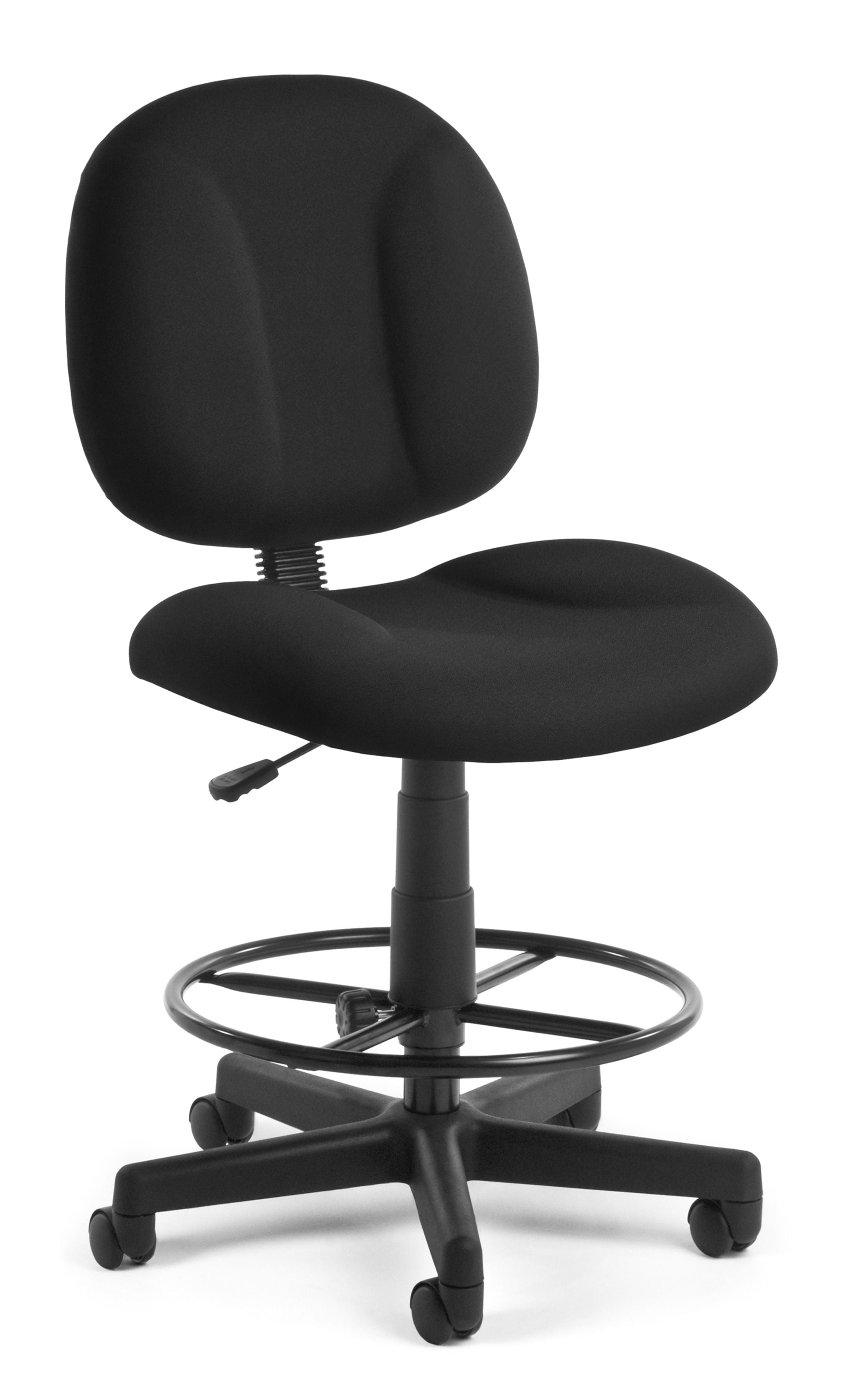 OFM Comfort Series Model 105-DK Fabric Armless Mid-Back Task Office ...