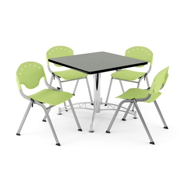 OFM Core Collection Breakroom Set, 42" Square Multi-purpose Table in ...