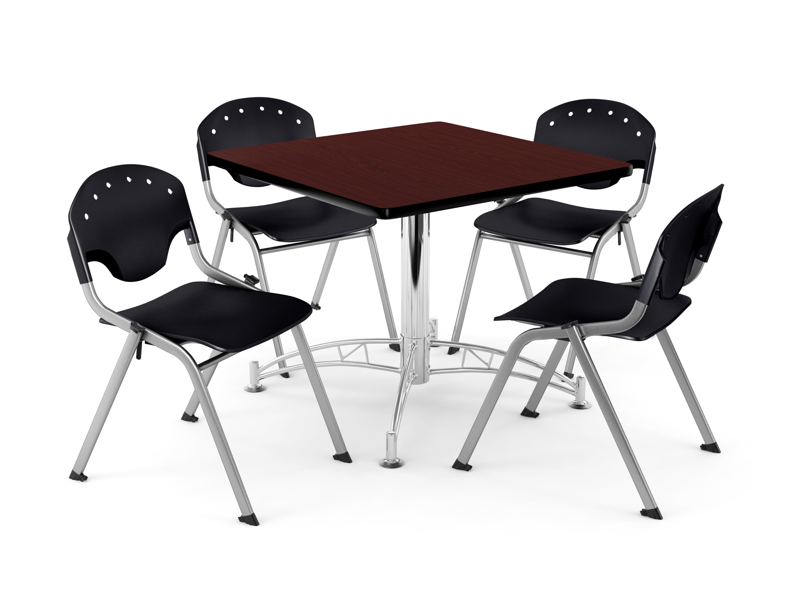 OFM Core Collection Breakroom Set, 42" Square Multi-purpose Table in ...