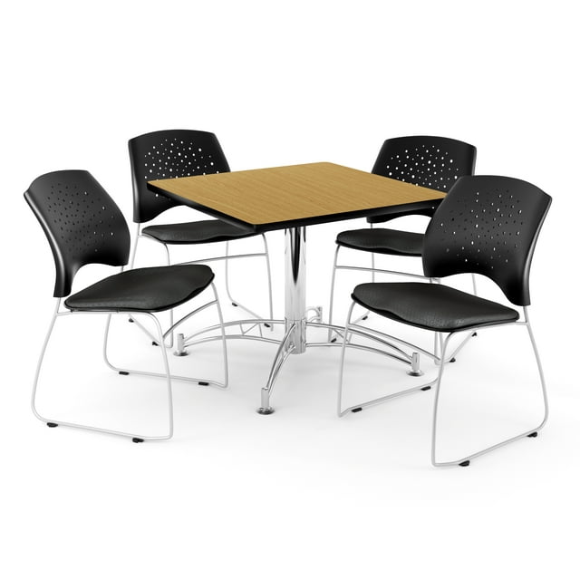 OFM Core Collection Breakroom Set, 42" Square Multi-purpose Table in ...
