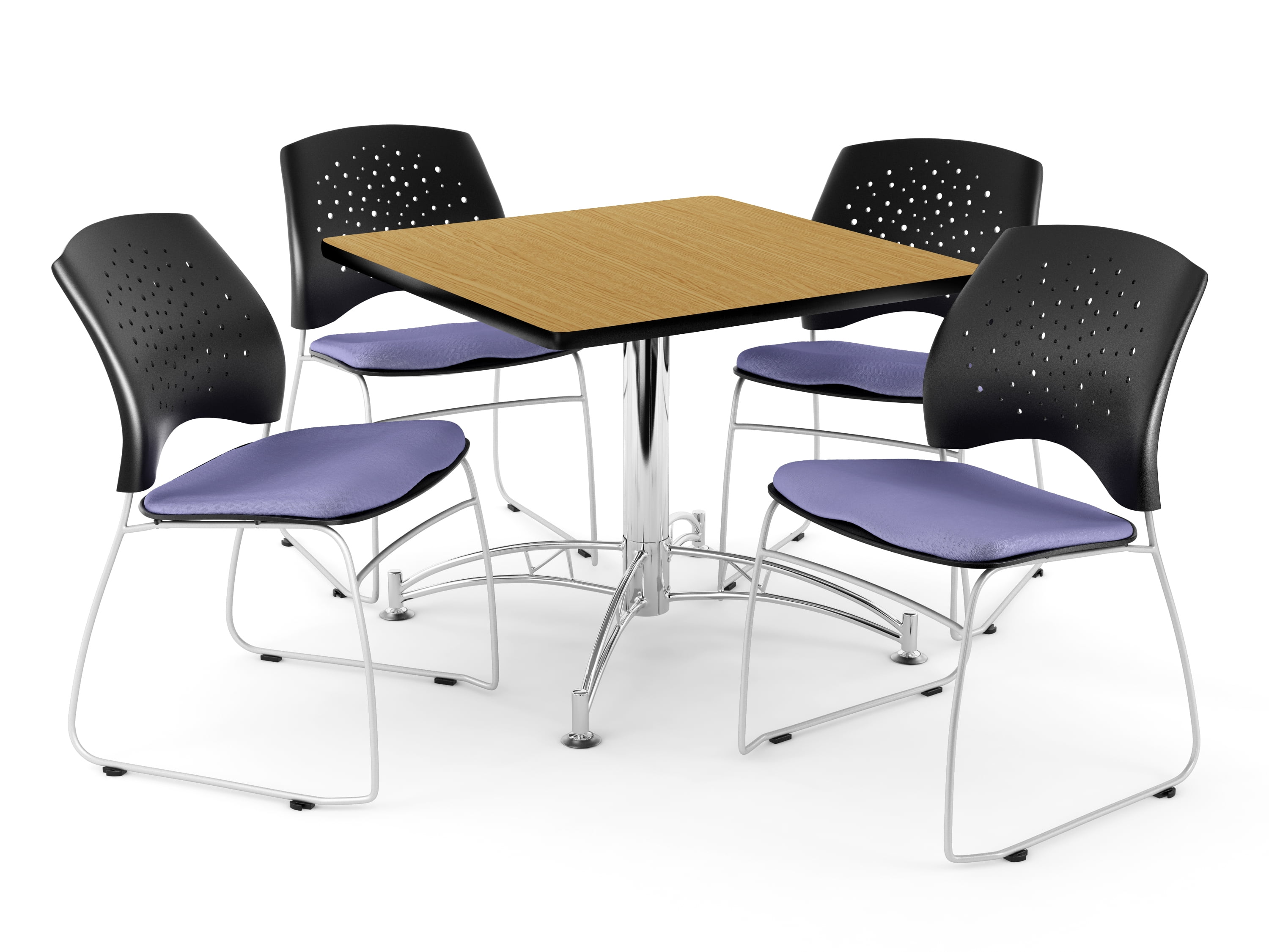 OFM Core Collection Breakroom Set, 42" Square Multi-purpose Table in ...