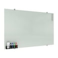 OFM Core Collection Magnetic Glass Whiteboard with Magnetic Marker ...