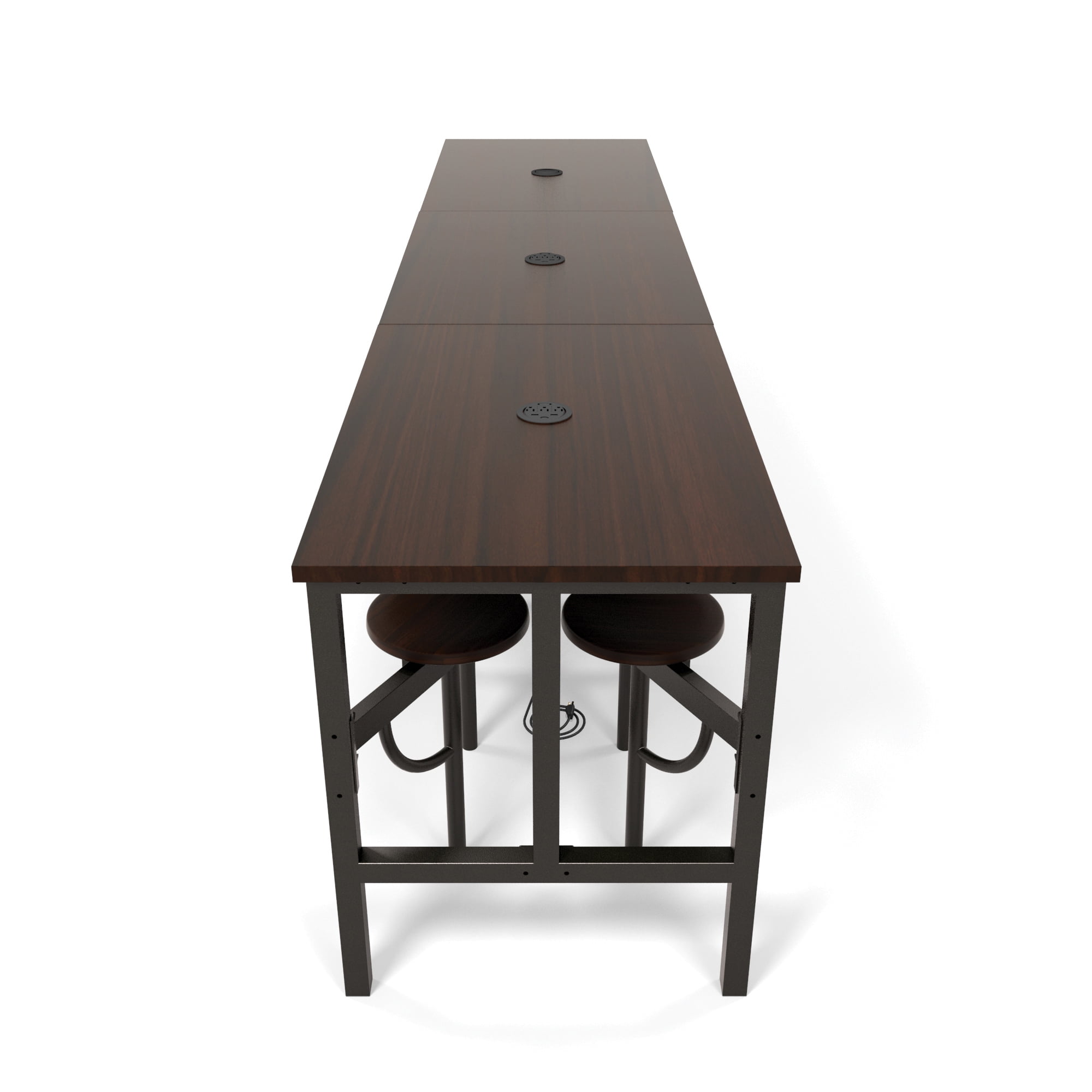 OFM Endure Series Counter Height Table with Fold Out Stools - Walmart.com