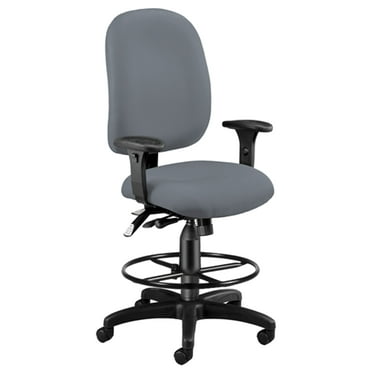 OFM Straton Series Model 119-VAM-DK Armless Swivel Task Chair with ...