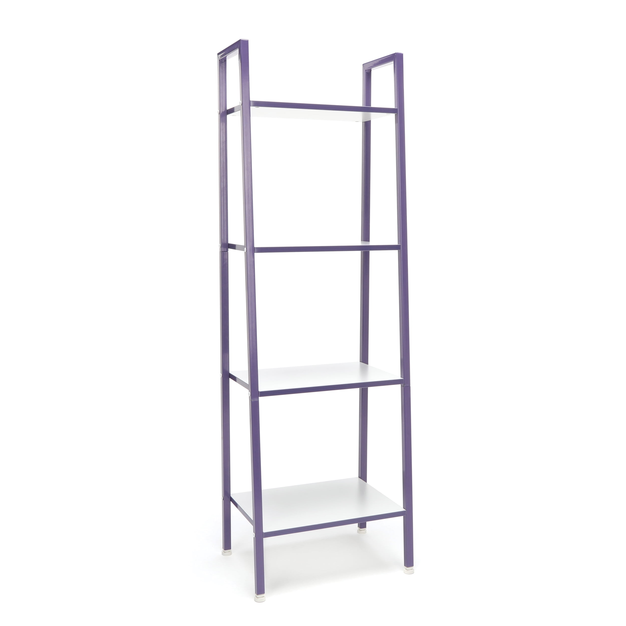OFM Essentials 4 Shelf Bookcase in Purple and White - Walmart.com