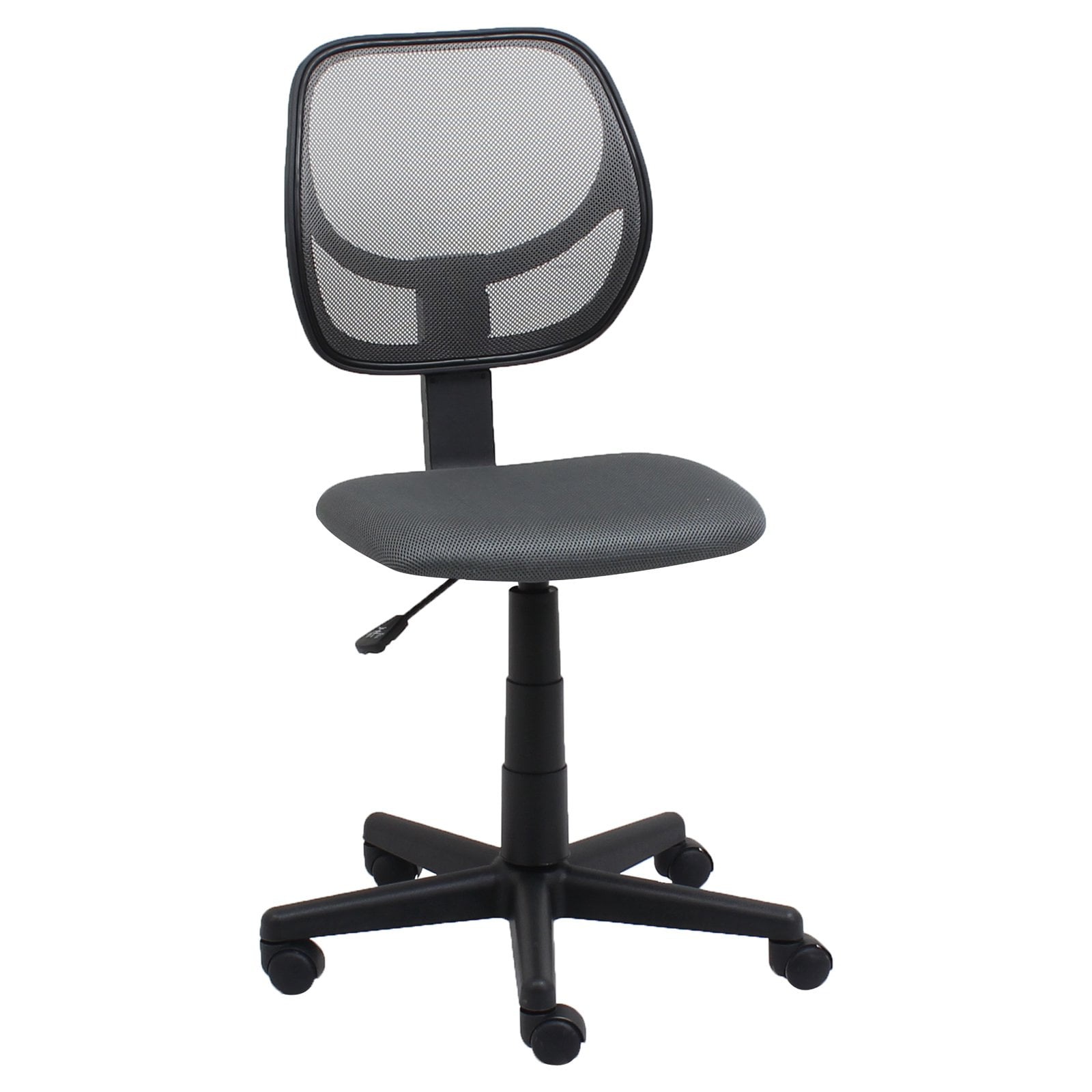OFM Essentials Armless Taskchair Mesh/Fab Gray - Essentials Task Chair ...