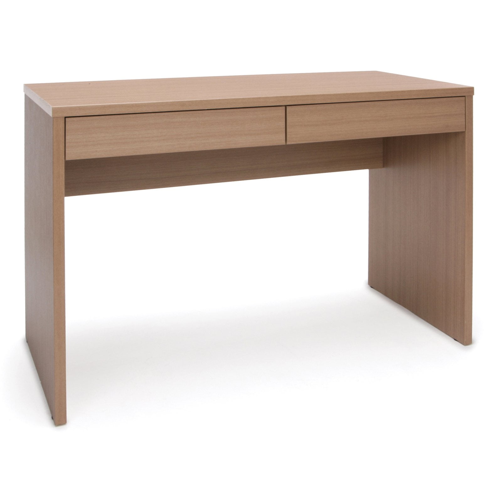 Essentials by OFM ESS-1012 2-Drawer Solid Panel Office Desk, Harvest ...