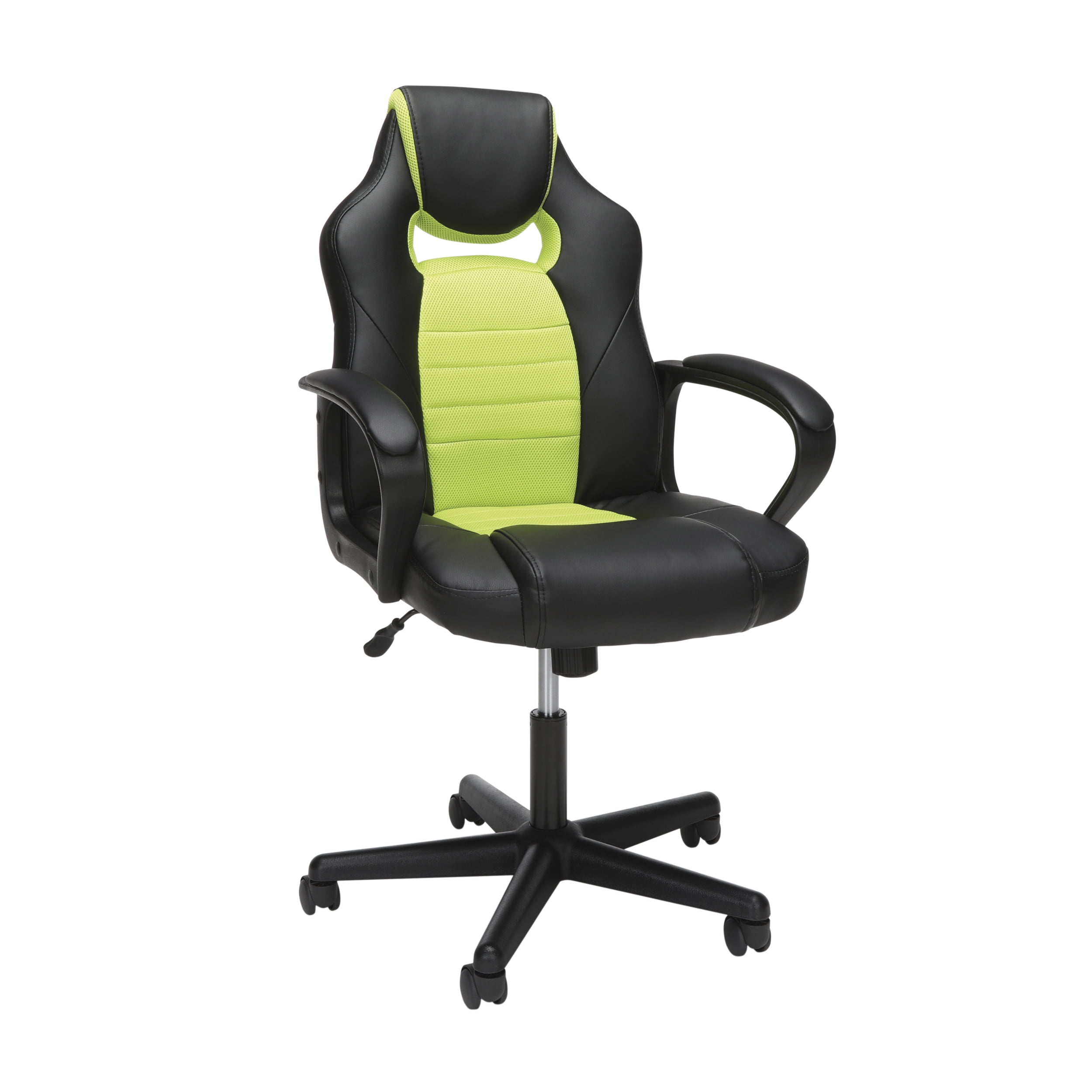 OFM Essentials Collection Racing Style Gaming Chair, in Green (ESS-3083 ...