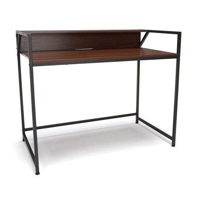 OFM Essentials by Computer Desk with Shelf - Walmart.com