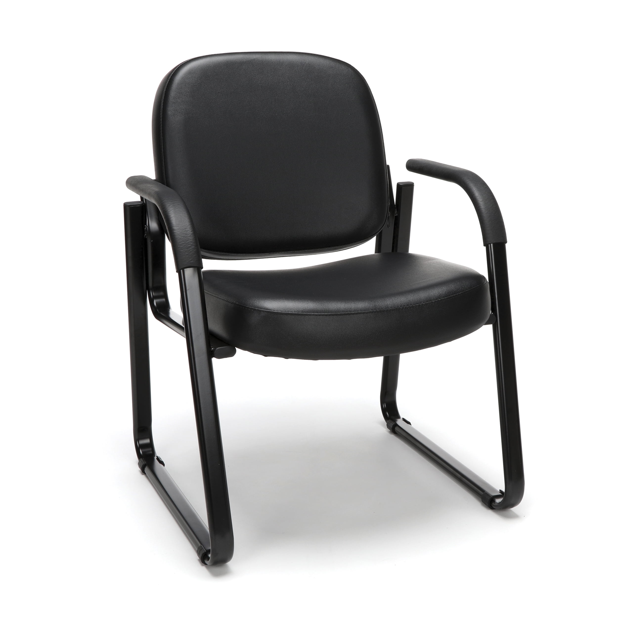 OFM Guest and Reception Chair with Arms, in Black - Walmart.com