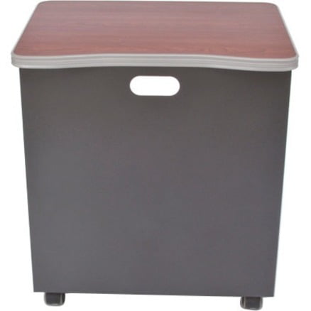 OFM Mesa Mobile Utility Table with Shelf - Walmart Business Supplies