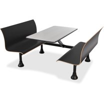 OFM Model 1006M Retro Bench Table with Center Support, 24" Stainless ...
