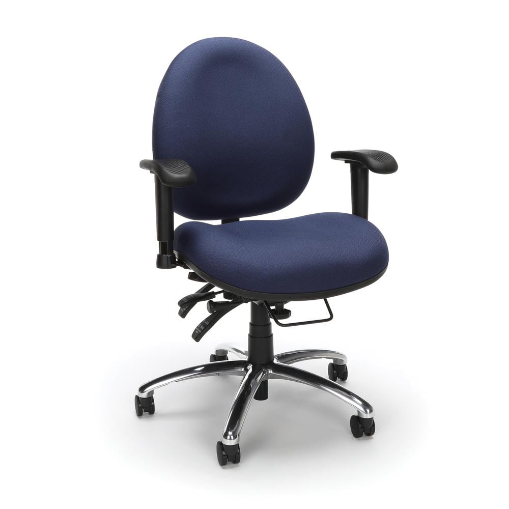 OFM Model 247 Big , Tall Computer Swivel Task Chair with Arms, Fabric ...
