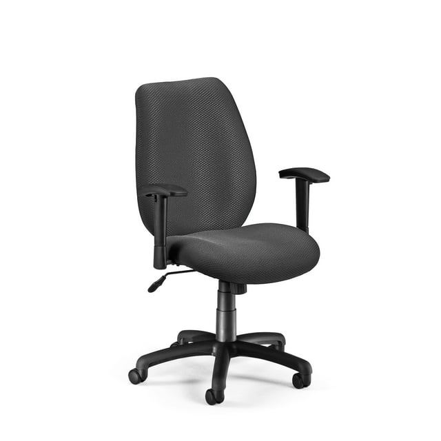 ERGO CONF/MAN CHAIR W/ADJ ARMS -GRAPHITE - Walmart.com