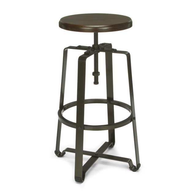 OFM Model 920 Tall Stool, Polyurethane, Walnut Wood - Walmart.com
