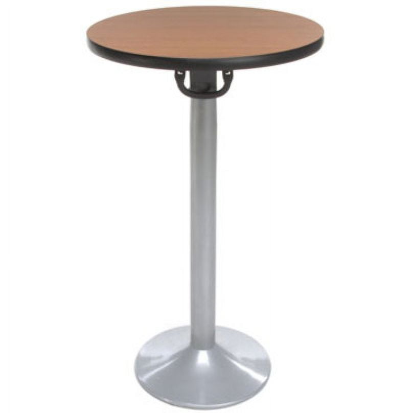 OFM Model CFT24RD 24" Round Folding Cafe Height Table with Pedestal ...