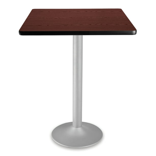 OFM Model CFT30SQ 30" Square Folding Cafe Height Table with Pedestal ...