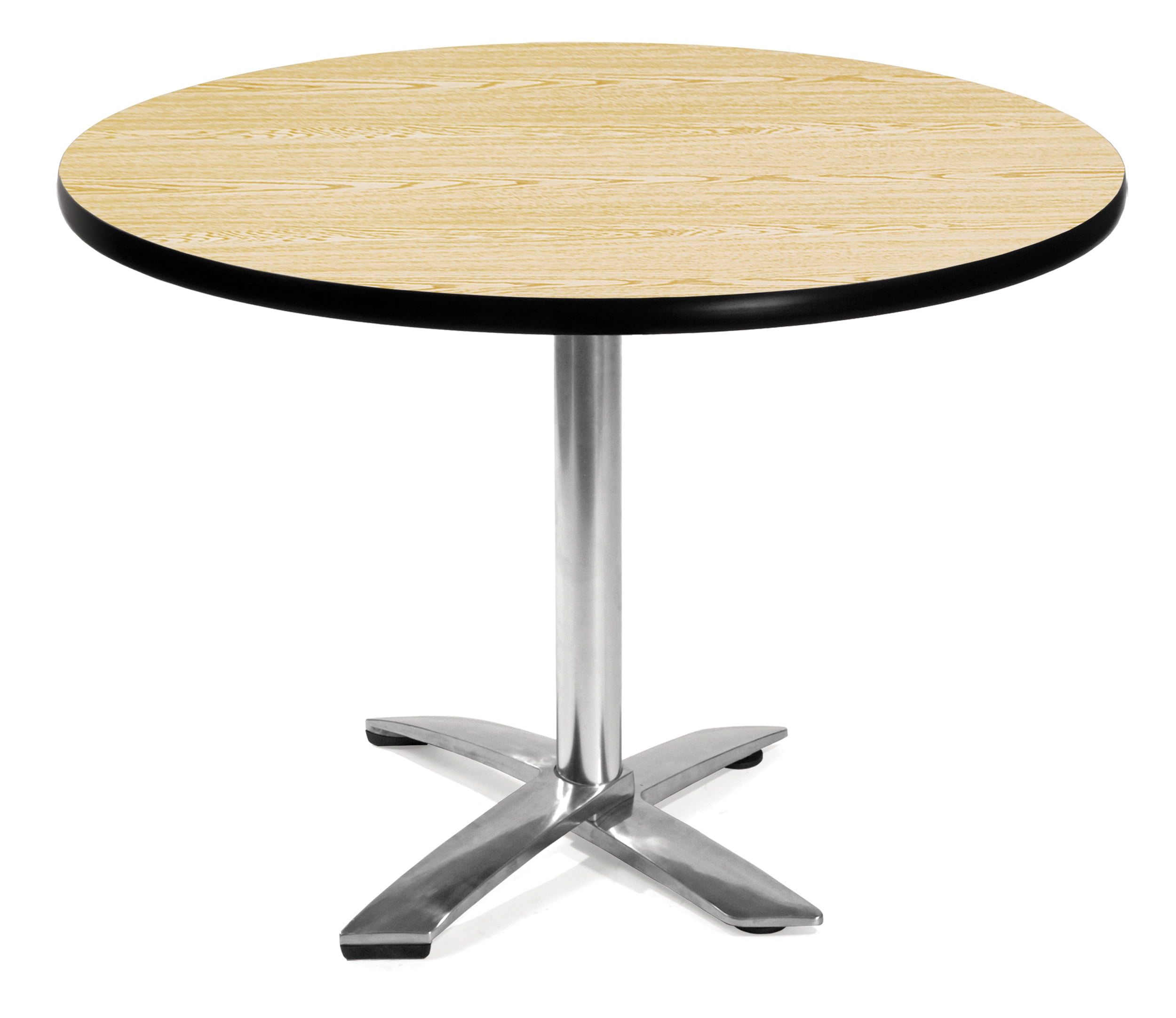 OFM Model FT42RD 42" Round Flip-Top Multi-Purpose Table, Oak - Walmart.com