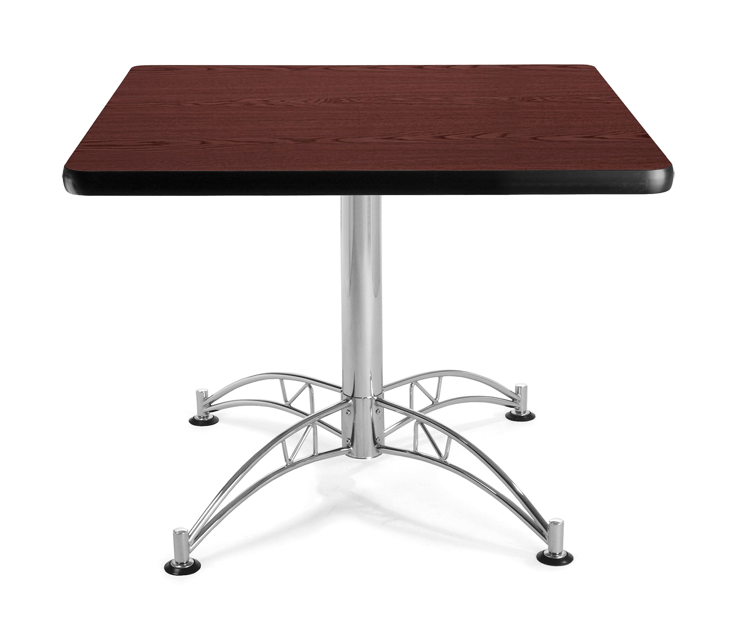 OFM Model LT36SQ 36" Multi-Purpose Square Table with Chrome-Plated ...