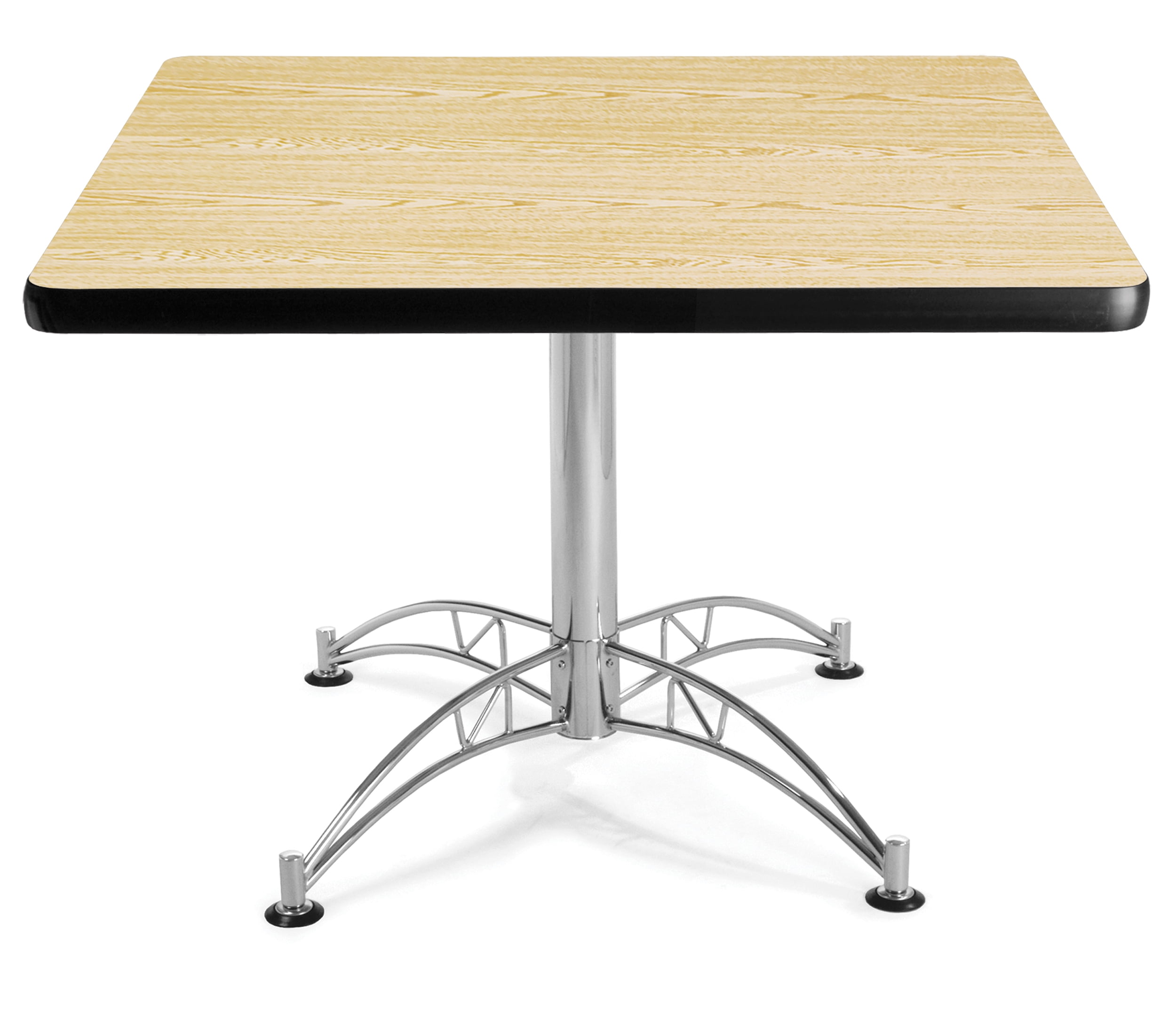 OFM Model LT42SQ 42" Multi-Purpose Square Table with Chrome-Plated ...