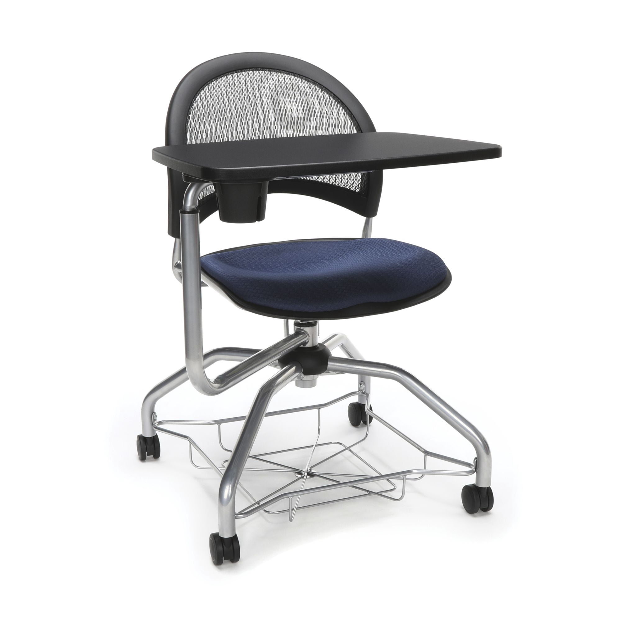 OFM Moon Foresee Series Tablet Chair with Removable Fabric Seat Cushion ...